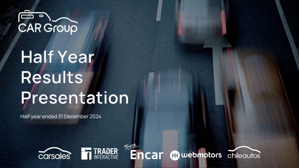 H1 FY25 Results Presentation - CAR Group Investor